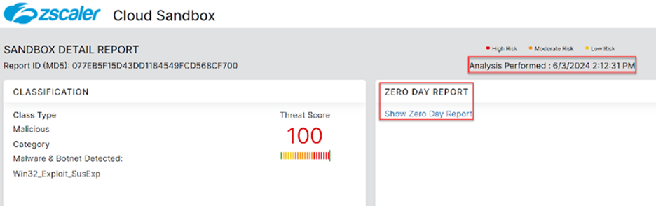 The Productivity and Protection of Cloud Sandbox | Zscaler